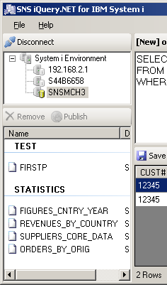 iQuery/NET - Using multiple System i